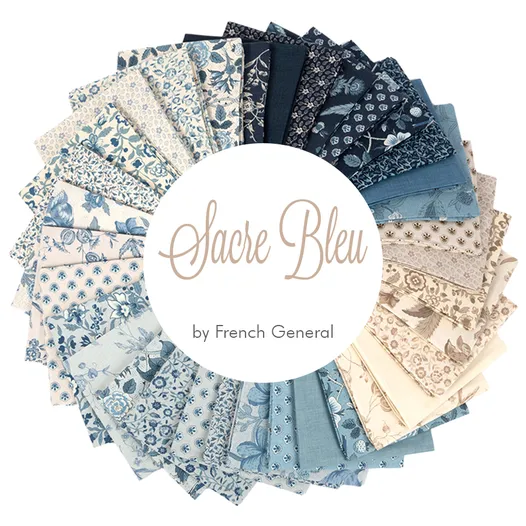 Discover French-Inspired Quilting Fabric of Sacré Bleu - Bella Rose Quilts Blog